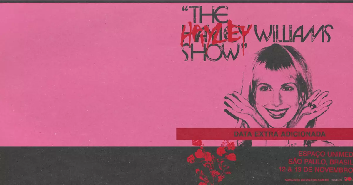 Hayley Williams anuncia show no Rio após ingressos esgotados em SP