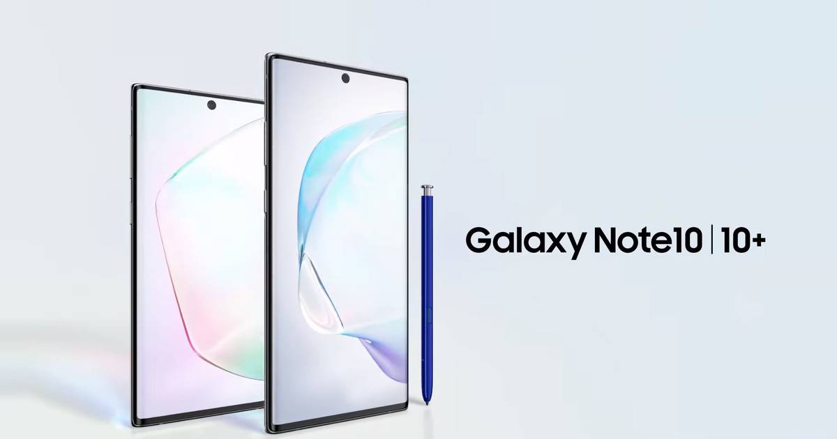 Samsung anuncia Galaxy Note 10 e 10 Plus