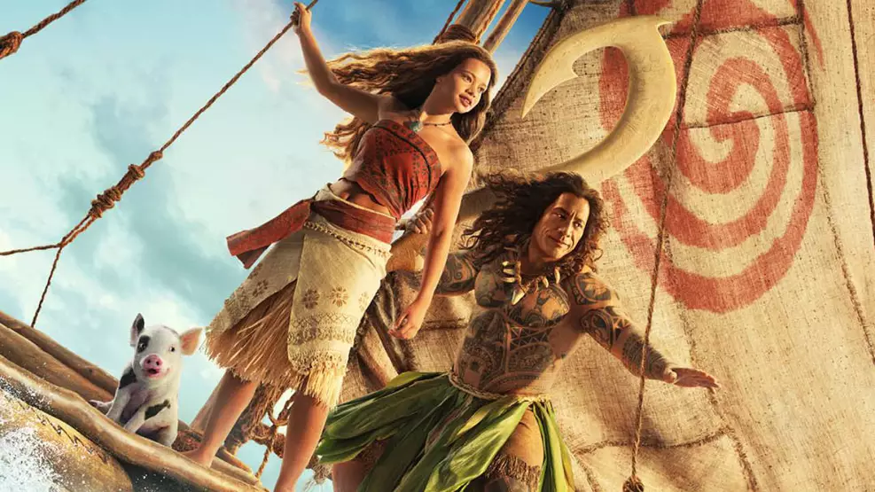 Moana | Live-action ganha cartaz com Catherine Laga'aia e The Rock