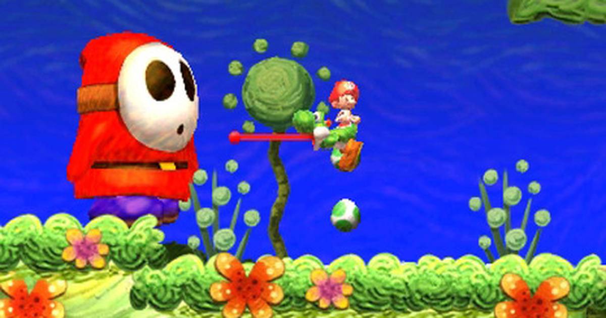 Papel De Parede Ds Da Ilha De Yoshis Nabbit E Easter Yoshi Em Uma