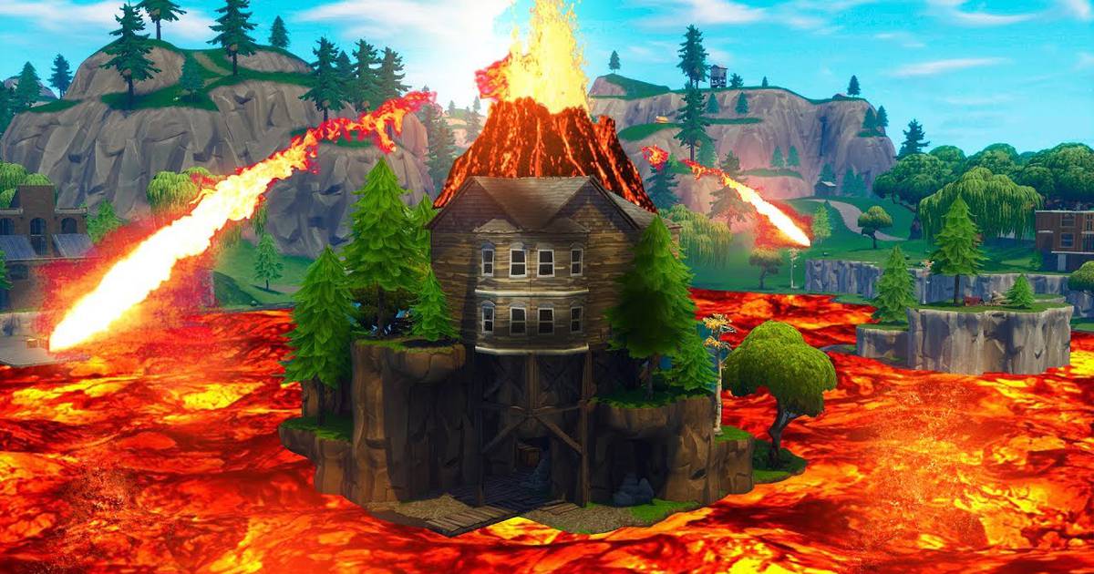 Fortnite - Vulcão vai destruir partes do mapa de Fortnite, sugerem ...