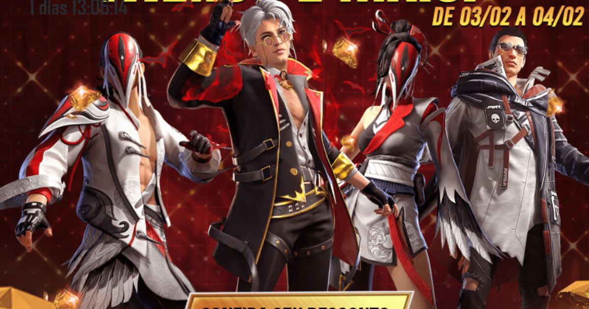 Free Fire: evento Menos é Mais retorna com bônus em diamantes