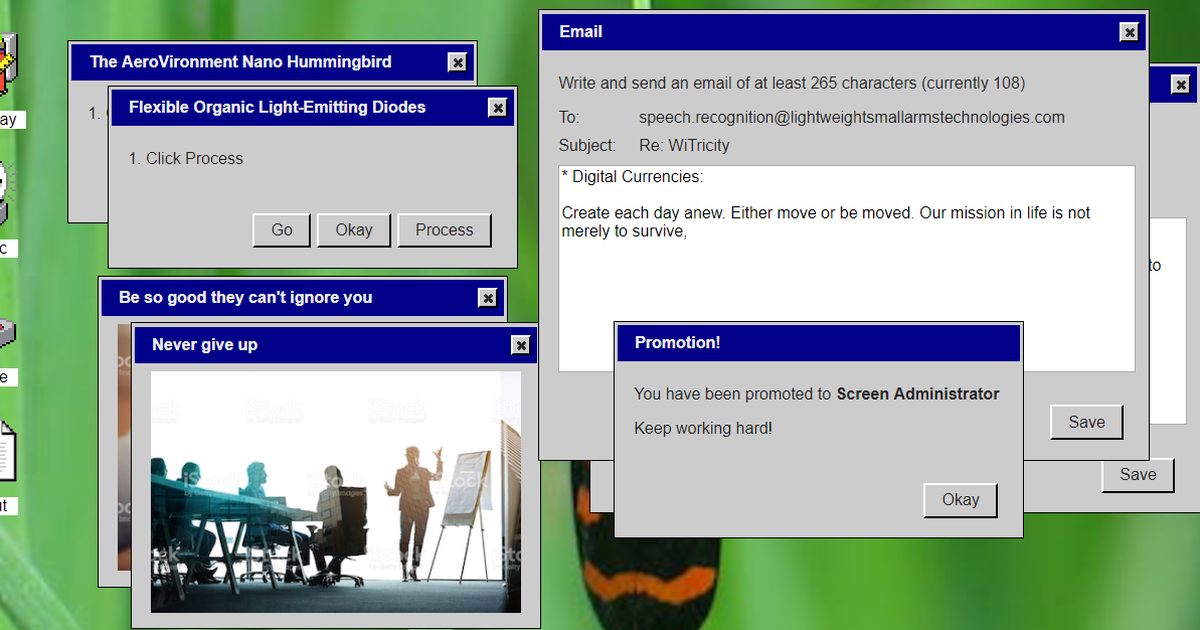 The Enemy - Com saudades do Windows 95? Jogo deixa você simular um dia ...