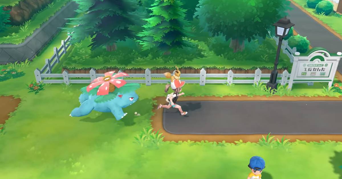 Pokemon Lets Go - Vídeo de Pokémon Let’s Go mostra que Venusaur se move ...
