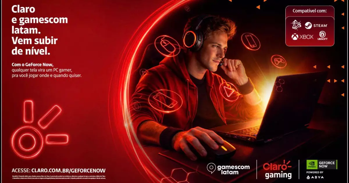 Jogue onde quiser com Claro gaming GeForce NOW; saiba tudo