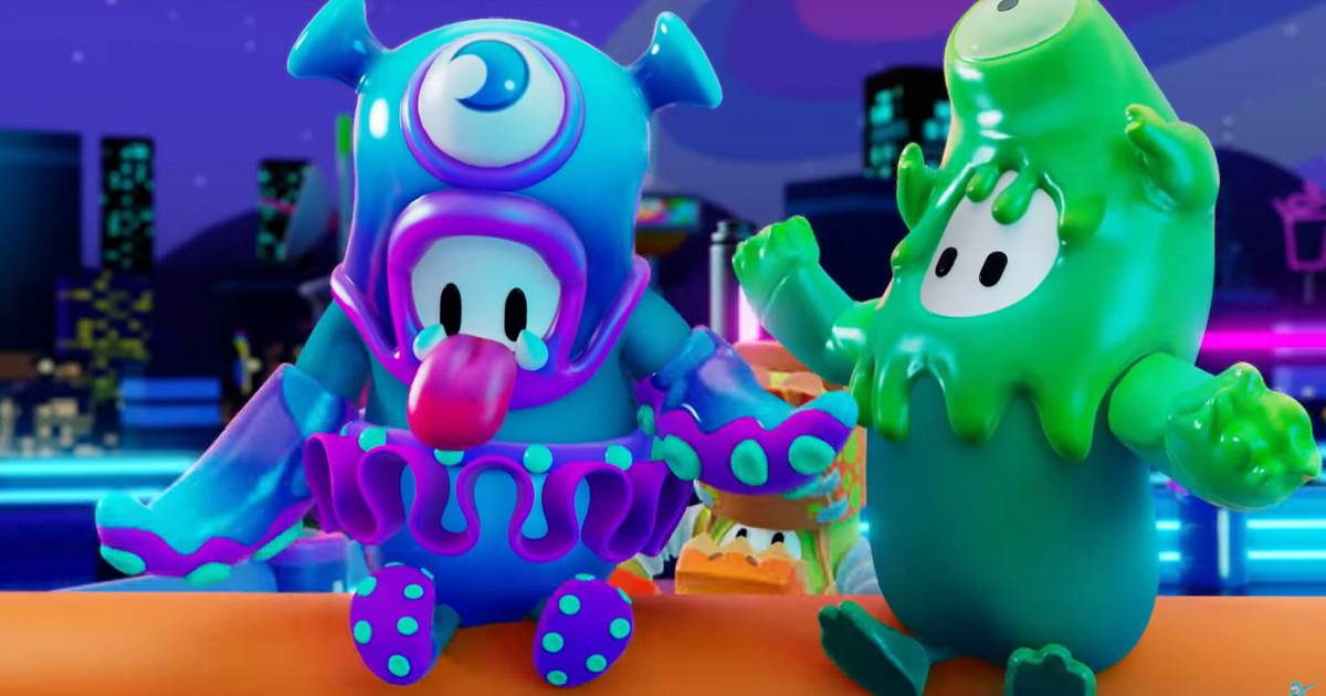 Fall Guys revela novo mapa com baterias e discoteca futurista