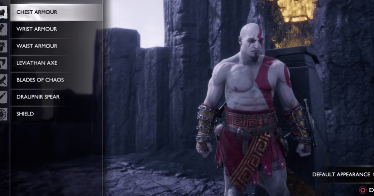 God of War Ragnarök: Valhalla tem skin clássica de Kratos